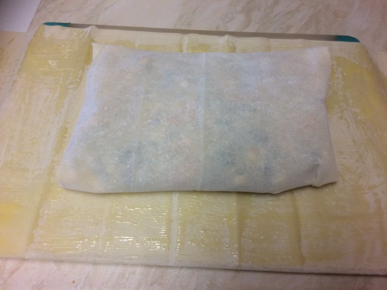 Filo Parcel with Goats Cheese, Roasted Butternut Squash and Spinach ...