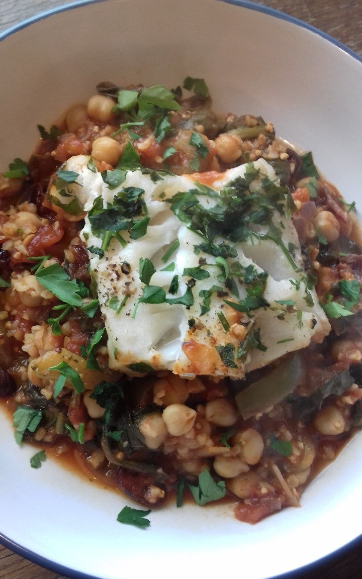 Moroccan Style Cod – Pesky Recipes